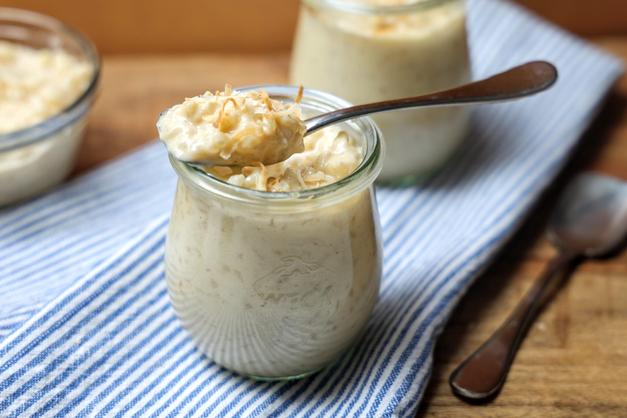 Easy Coconut Rice Pudding • Flavor Feed