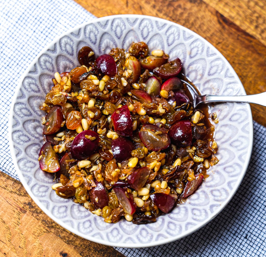 Agrodolce Sauce with Grapes • Feed the Mail