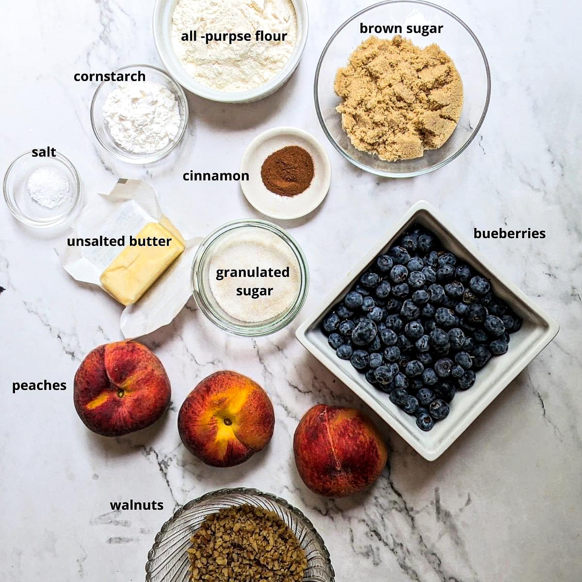 Peach Blueberry Crisp • Flavor Feed