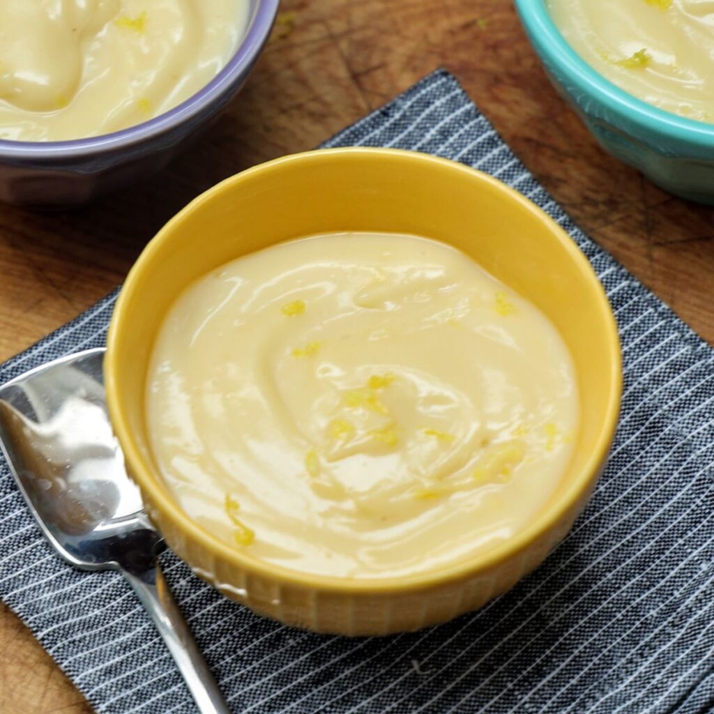 Creamy Lemon Pudding • Flavor Feed