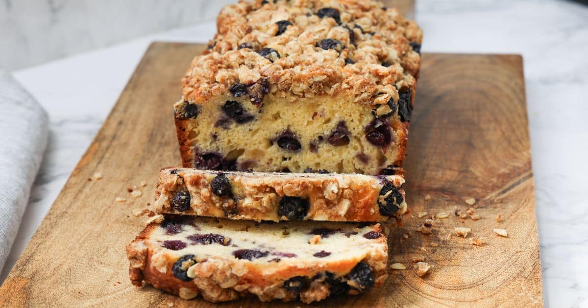 Blueberry Muffin Bread • Feed the Mail